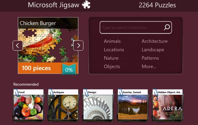 Microsoft Jigsaw - Játssz online! - Startlap Játékok